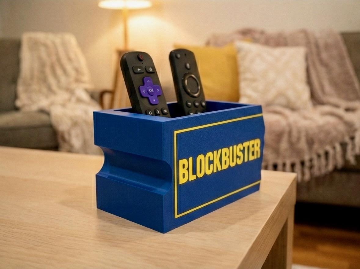 Blockbuster Retro Sign Remote Caddy - Etsy