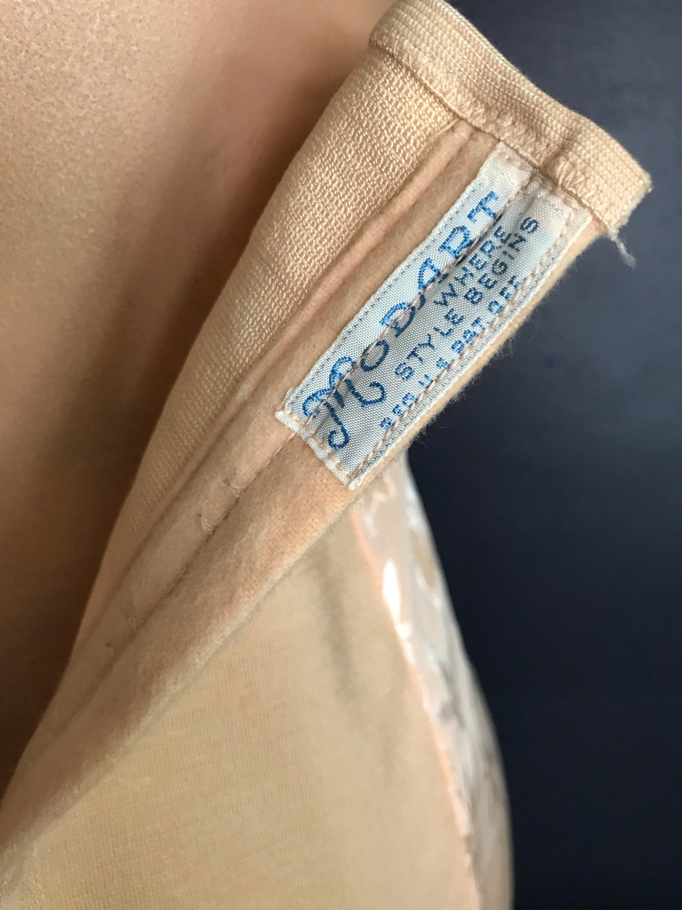 Vtg 40s Modart Form Fit Girdle With Garters Size 26 Hip Etsy Finland