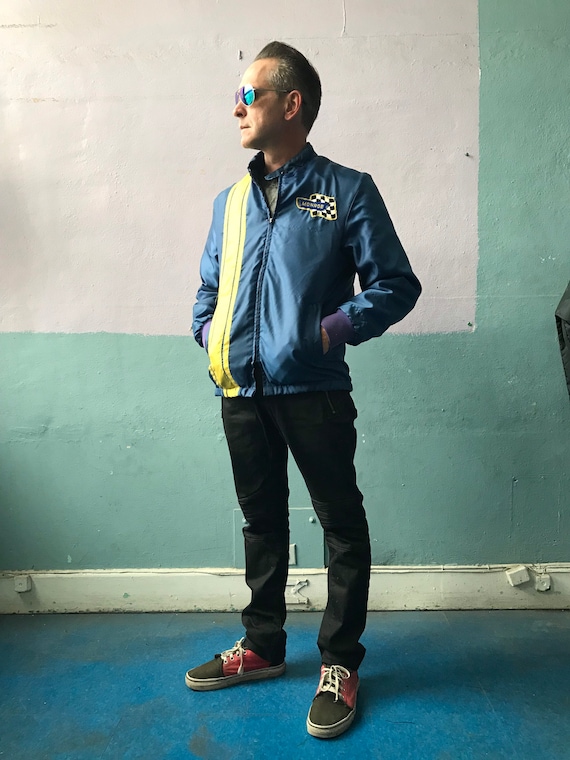 60s 70s racing jacket - Gem
