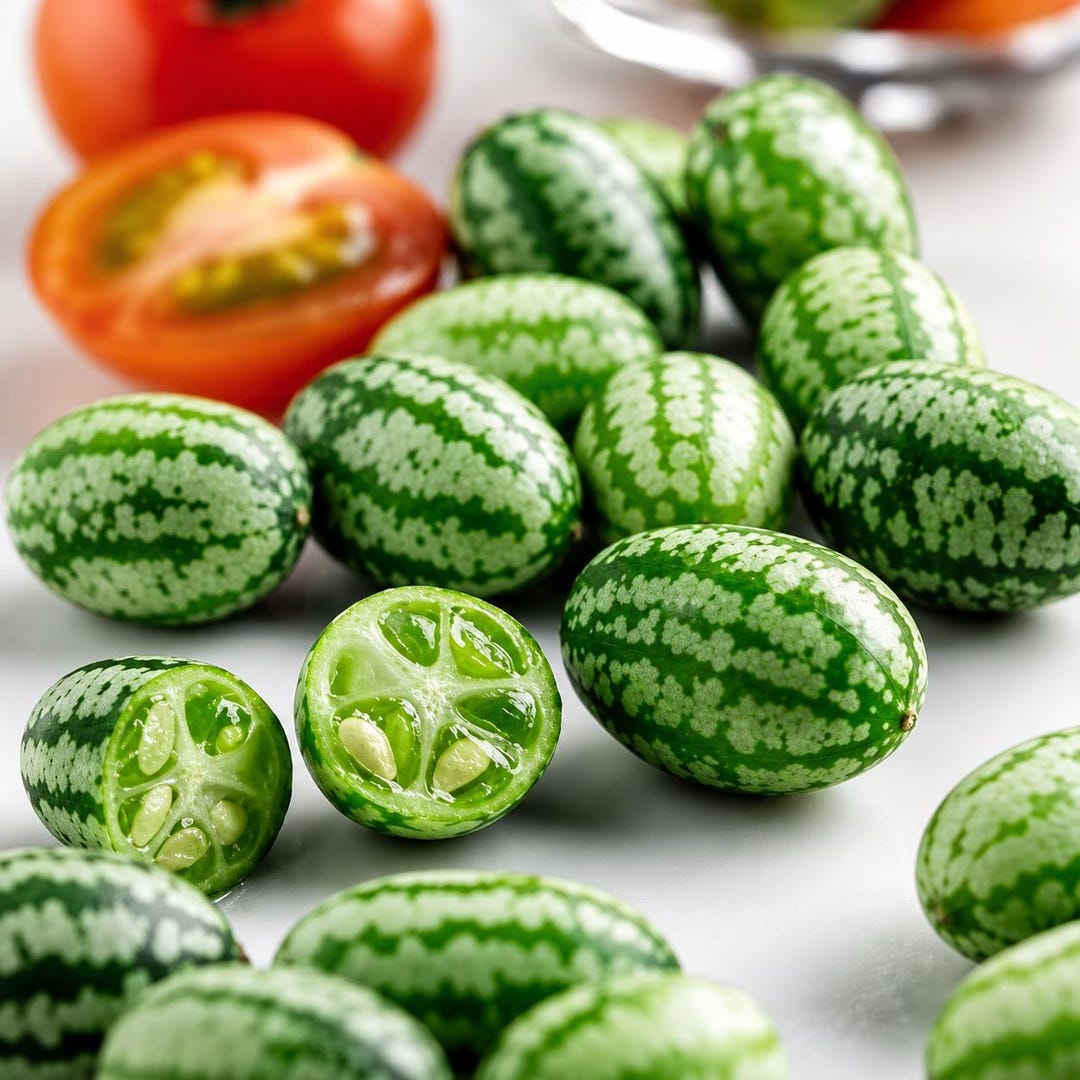 20 Cucamelon Seeds – Melothria Scabra Mini Watermelon Vine Organic - Etsy