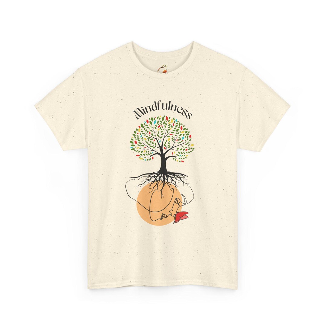 Mindfulness Tree Tee | Tree of Life Design, Meditation Shirt, Nature ...