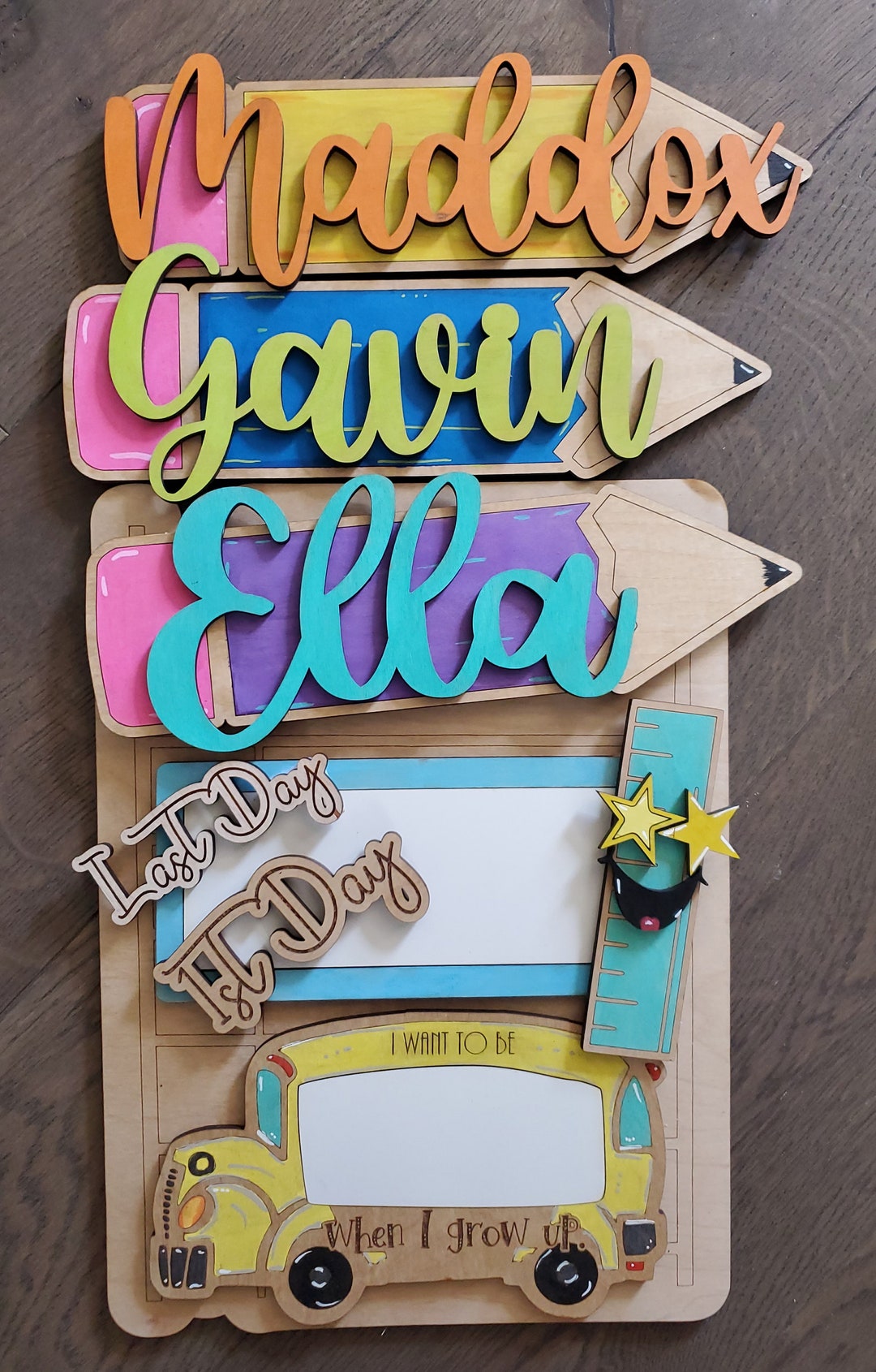 Personalized School Sign - Etsy