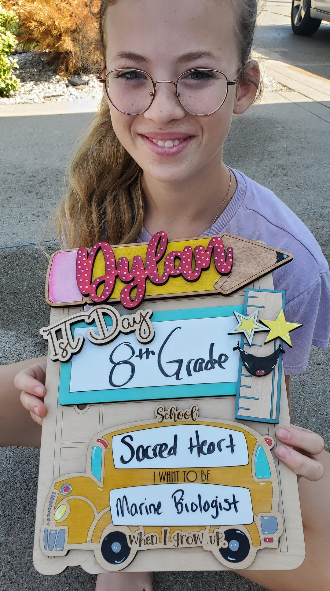 SVG File Student School Sign - Etsy