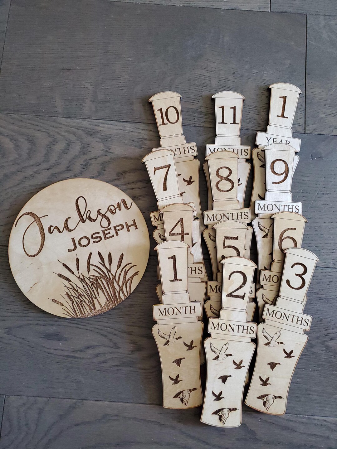 Duck Call Milestone Markers - Etsy