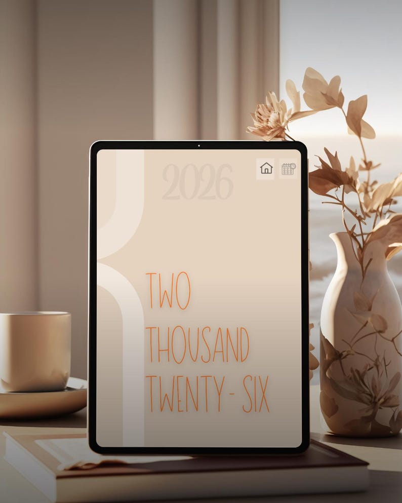 Aesthetic 2026 Ultimate Daily & Weekly Planner, All-in-one Life ...