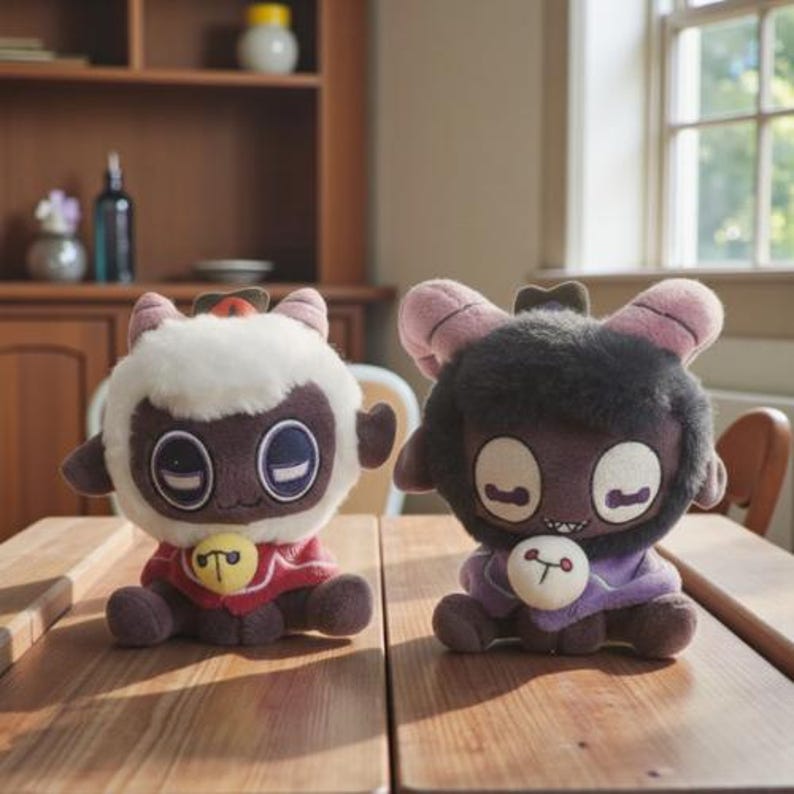 Lamb & Goat Plush | Inspired by Cult of the Lamb | Collectible Toy - Etsy