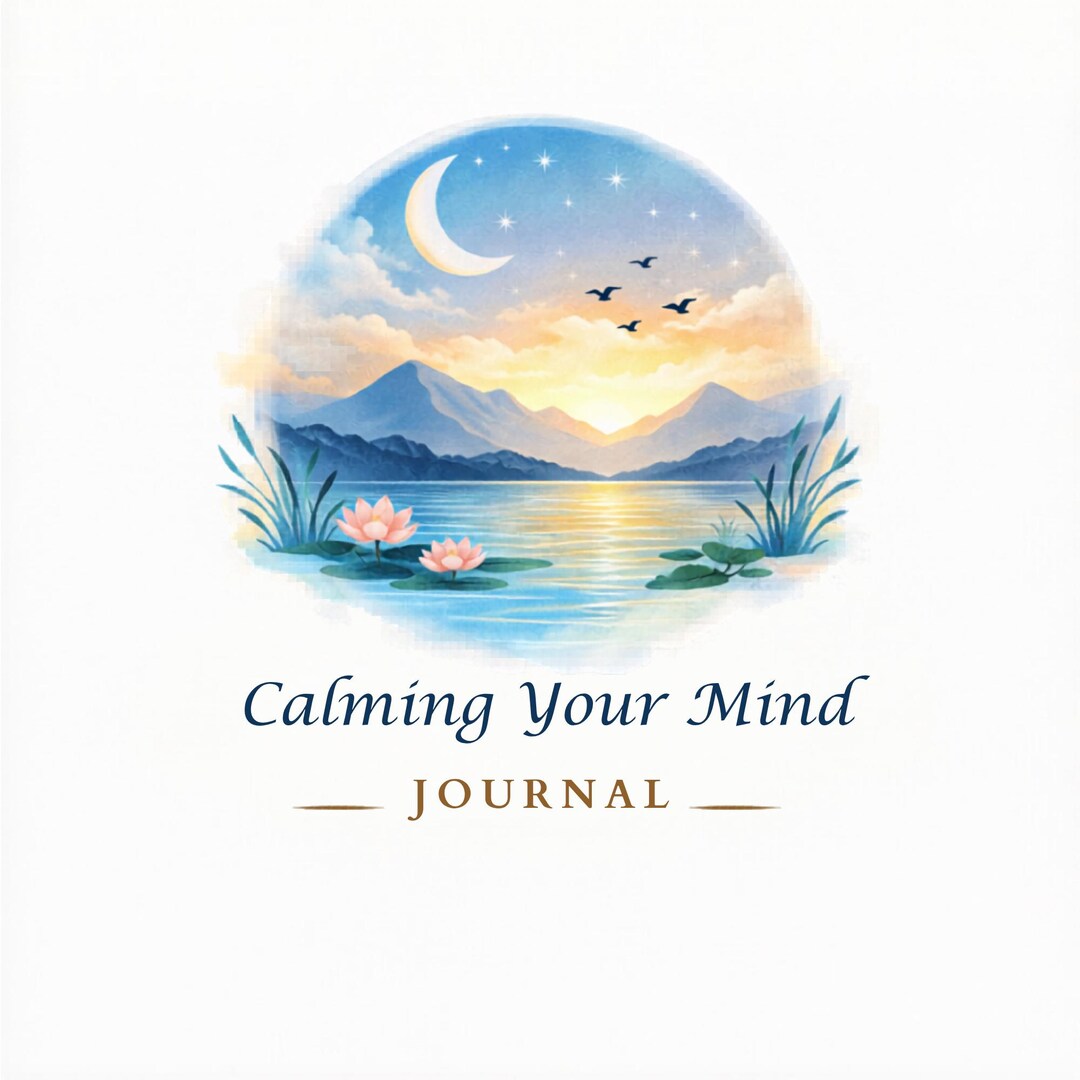 Calming Your Mind Journal Printable | Anxiety & Stress Relief Workbook ...