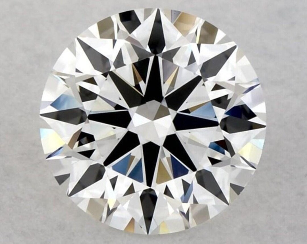 Round Cut Lab Grown Diamond | CVD, Various Colors (0.50-5.00 Ct) - Etsy