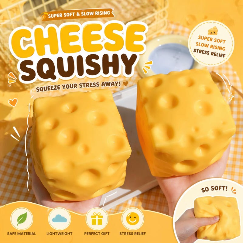 Squishy Cheese - Etsy