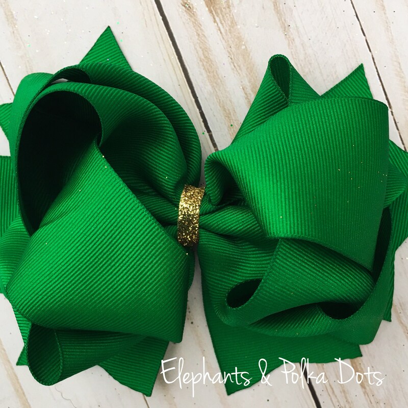 Double Stacked Bow - Etsy