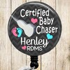 ASL Interpreter Sign Language PERSONALIZED Button Badge Reel ...