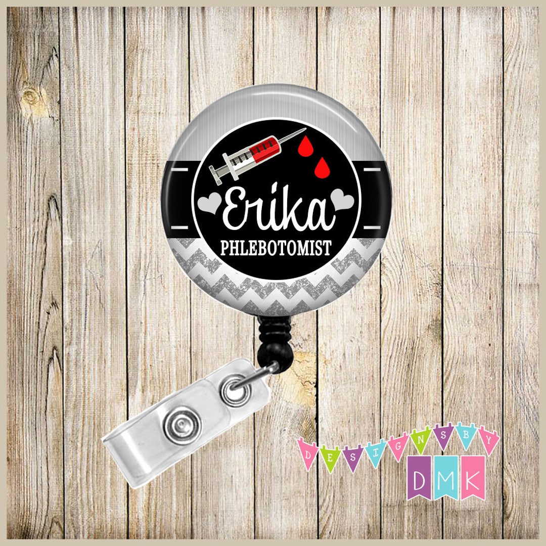 Personalized Phlebotomist Phlebotomy GREY Glitter - Etsy