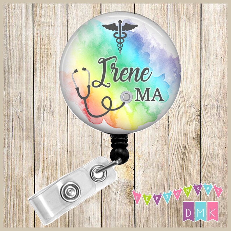 Stethoscope & Medical Symbol Rainbow Watercolor - Etsy