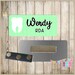 Dental - Mint Green With Tooth - PERSONALIZED - Custom Name Tag - 1.25 ...