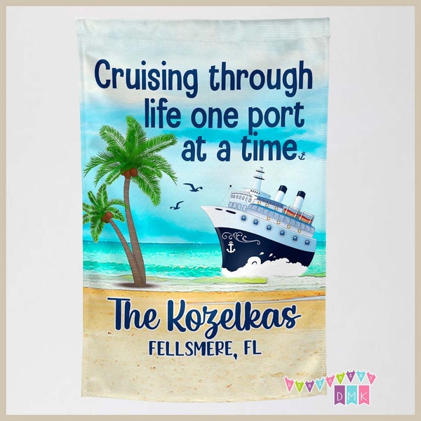 Cruising Through Life One Cruise at a Time Door Sign - Etsy