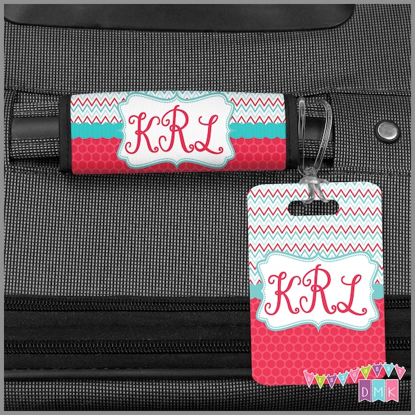 Chevron Luggage - Etsy