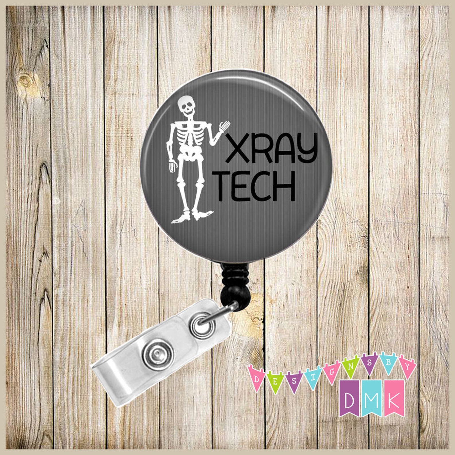 Xray Tech Radiology Technician Button Badge Reel - Etsy