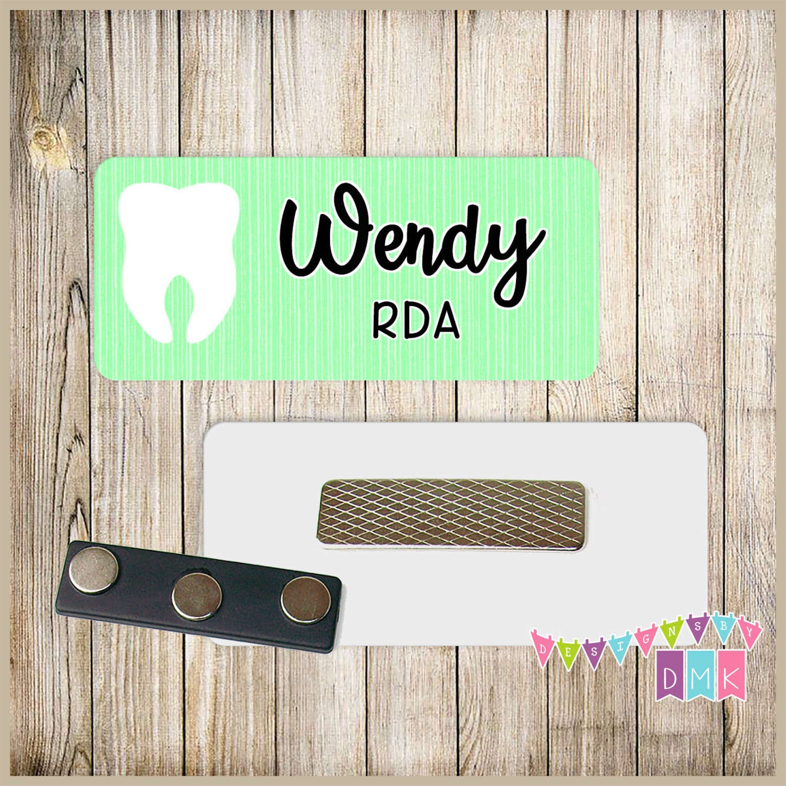 Dental Mint Green With Tooth PERSONALIZED Custom Name | Etsy