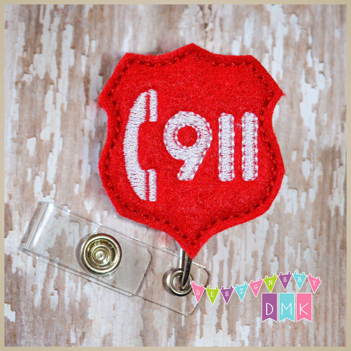 Call 911 Felt Badge Reel Paramedic EMT 911 Operator - Etsy