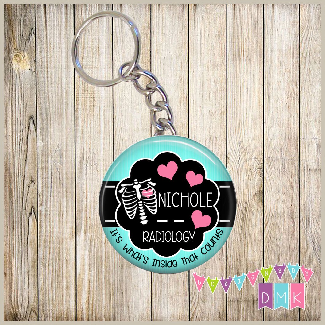 Chest Xray Inside That Counts PERSONALIZED KEYCHAIN | Etsy