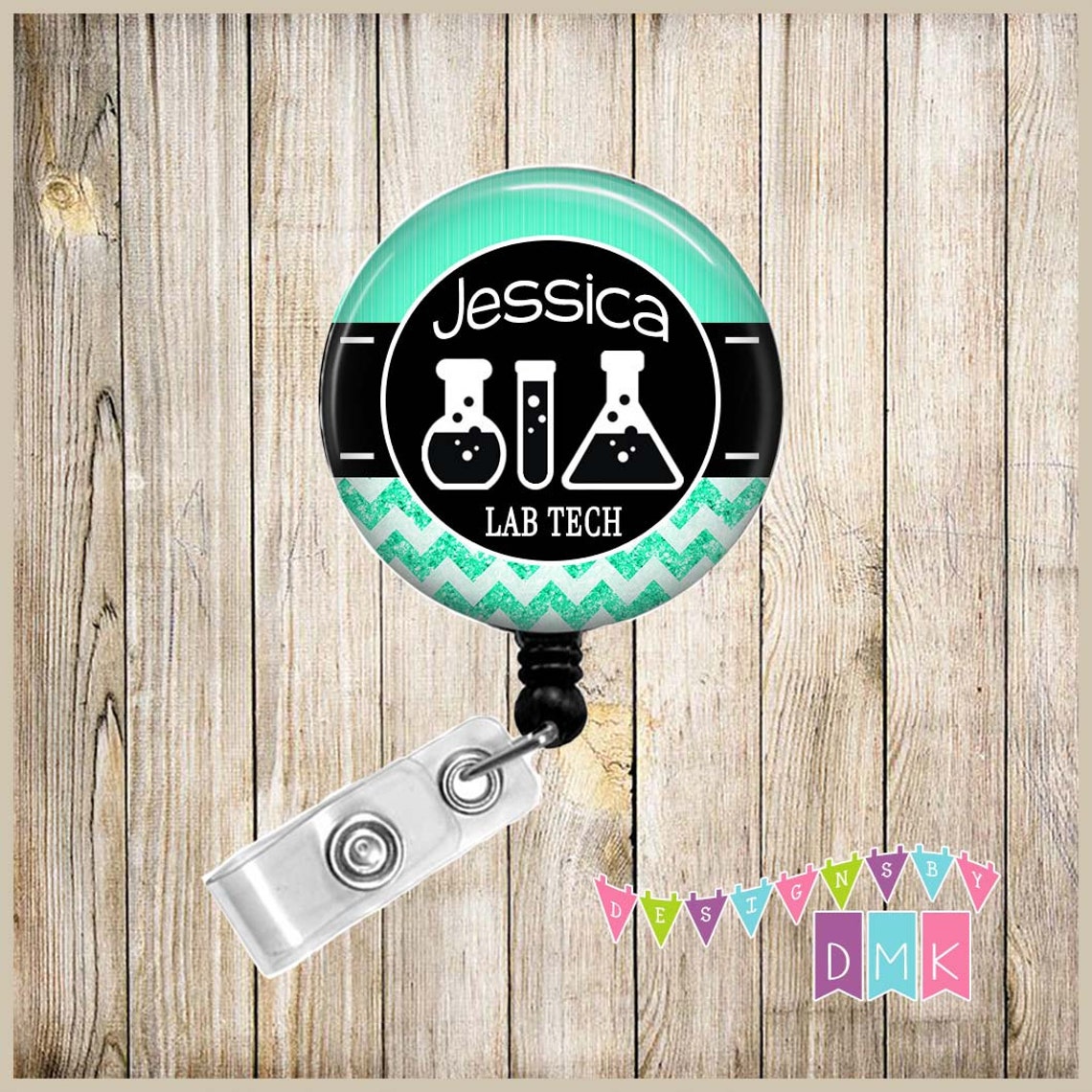 Personalized Lab Tech With Beakers Laboratory Glitter | Etsy