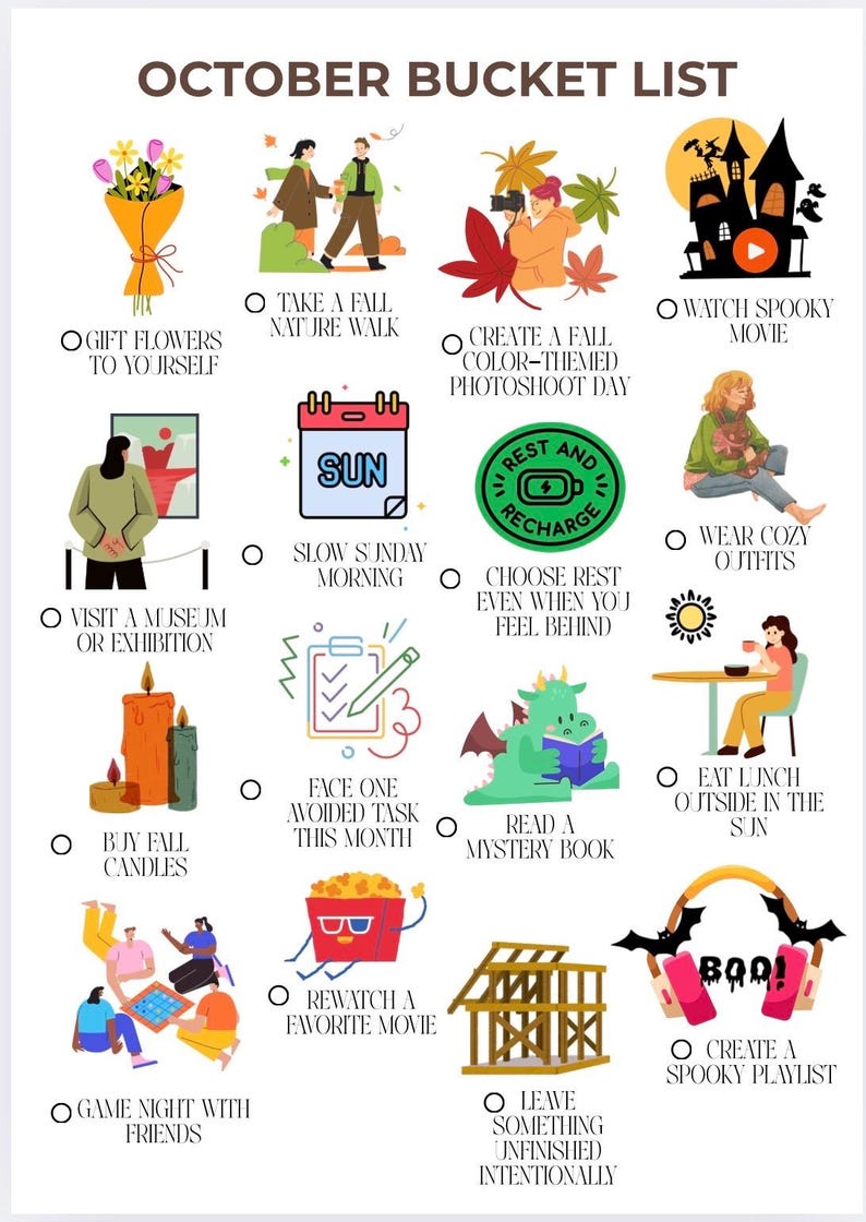 2026 Bucket List - June Birthday Edition - Etsy