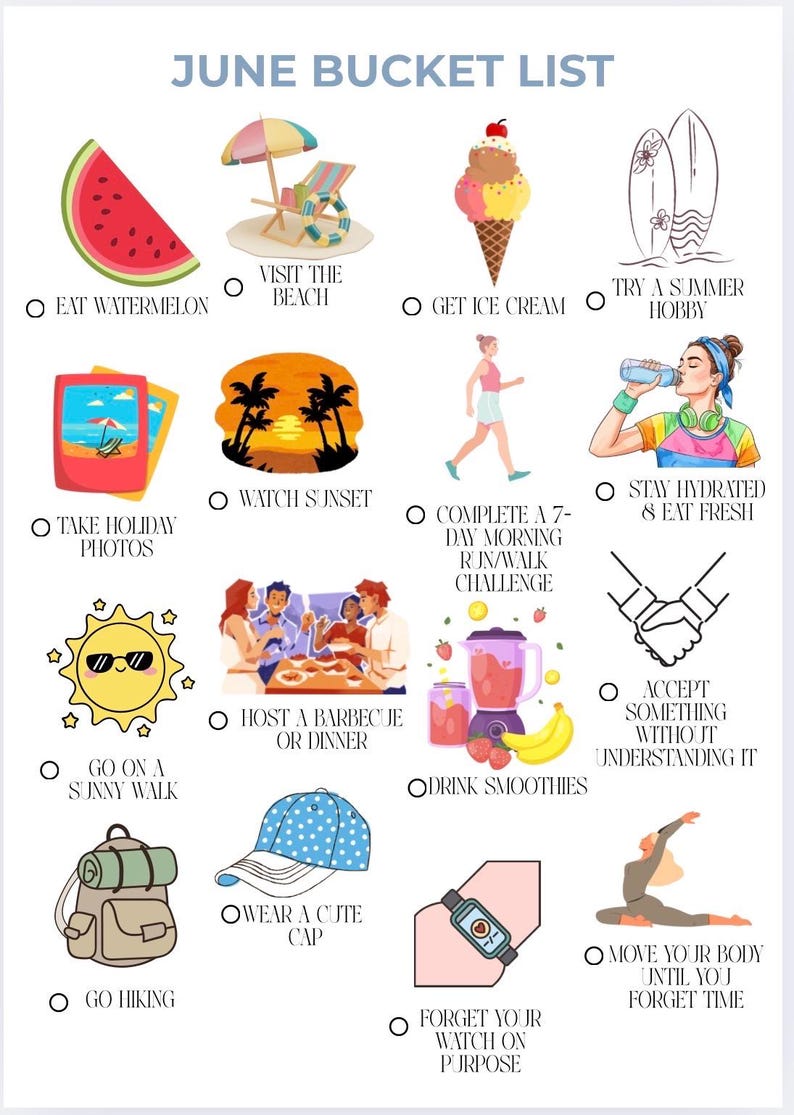 2026 Bucket List - May Birthday Edition - Etsy