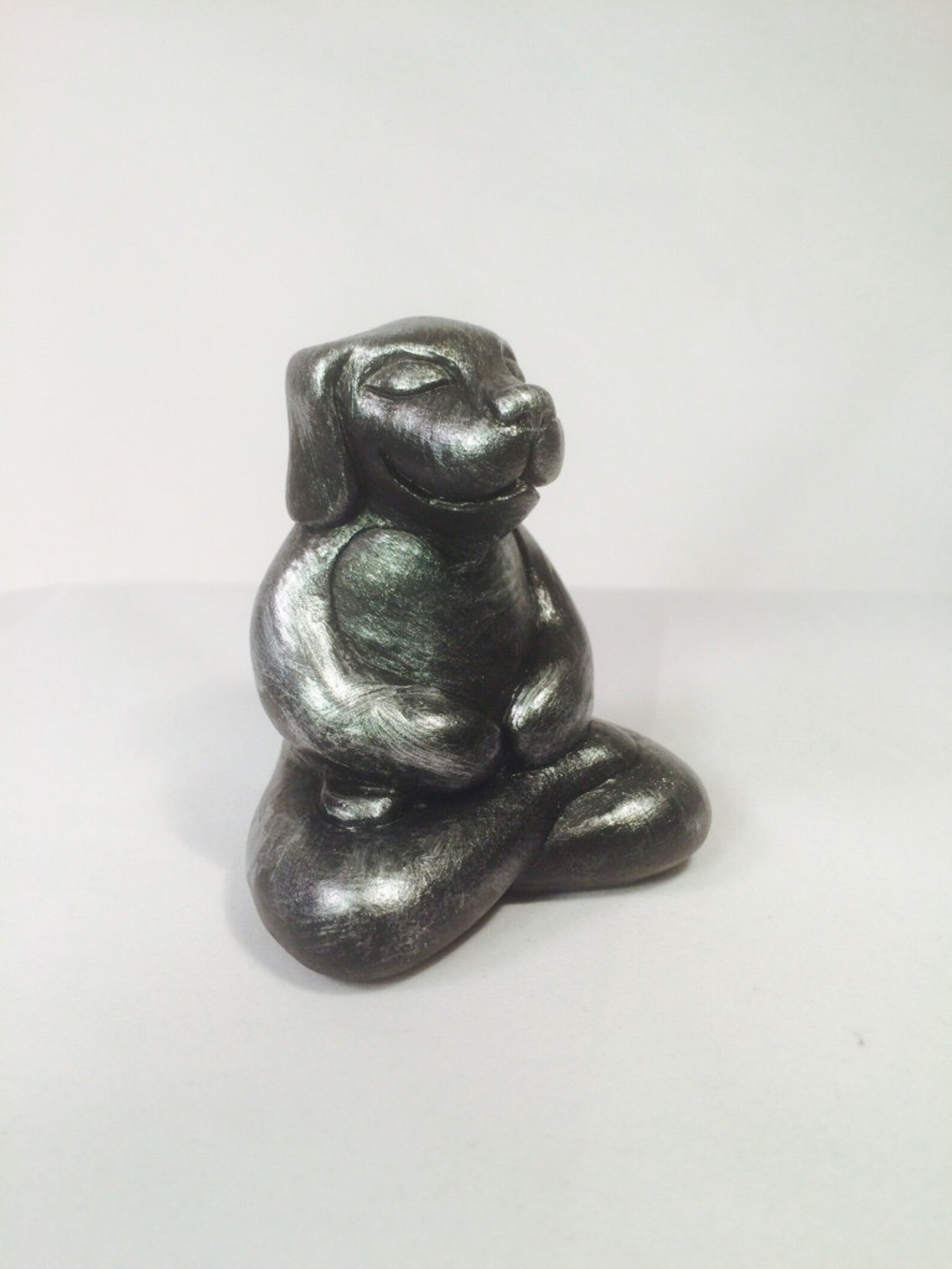 Buddha Dog Sculpture Buddha Sculpture Zen Puppy Statue Yoga Meditation ...