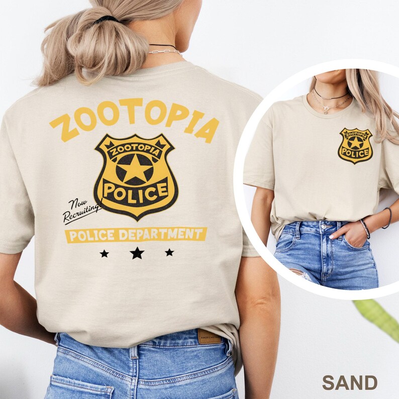 Disney Zootopia Police Department Shirt, Disney Zootropolice ...