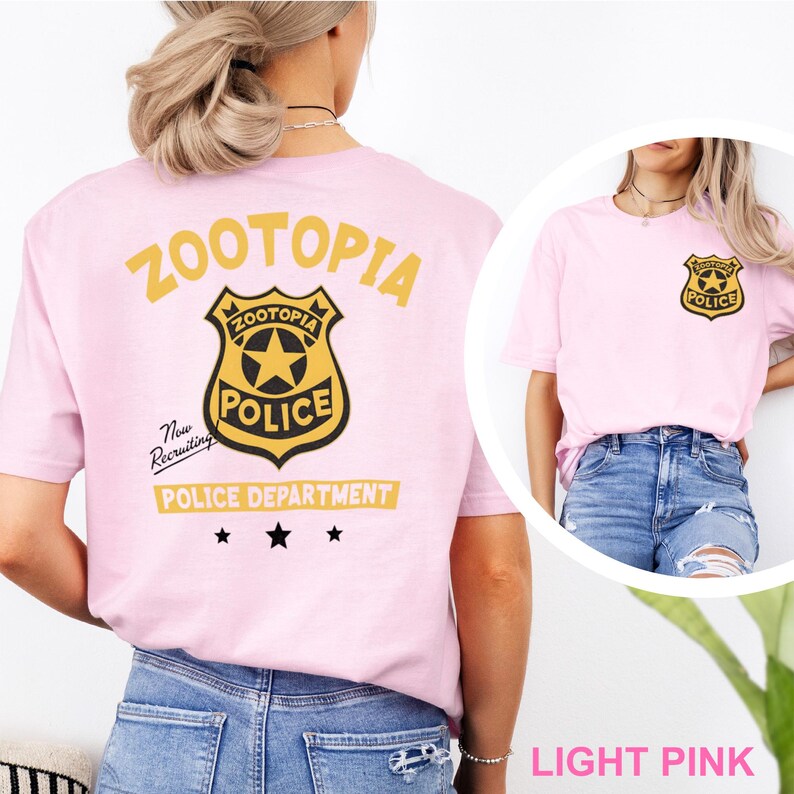 Disney Zootopia Police Department Shirt, Disney Zootropolice ...