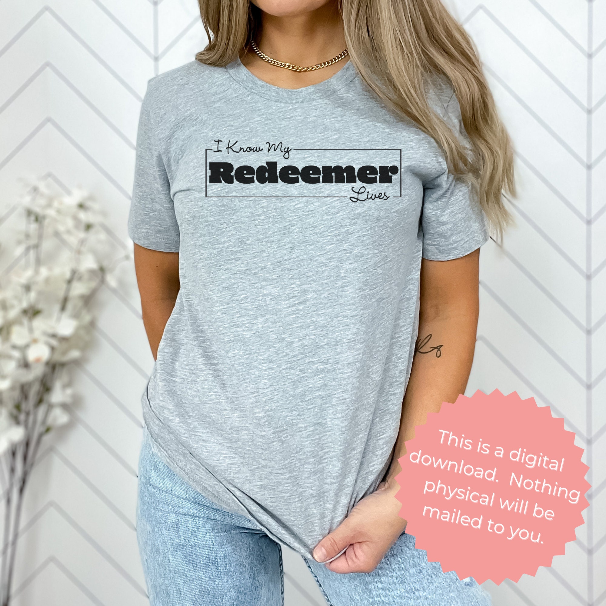 My Redeemer Lives Svg, Instant Download Svg, Silhouette, Cricut ...