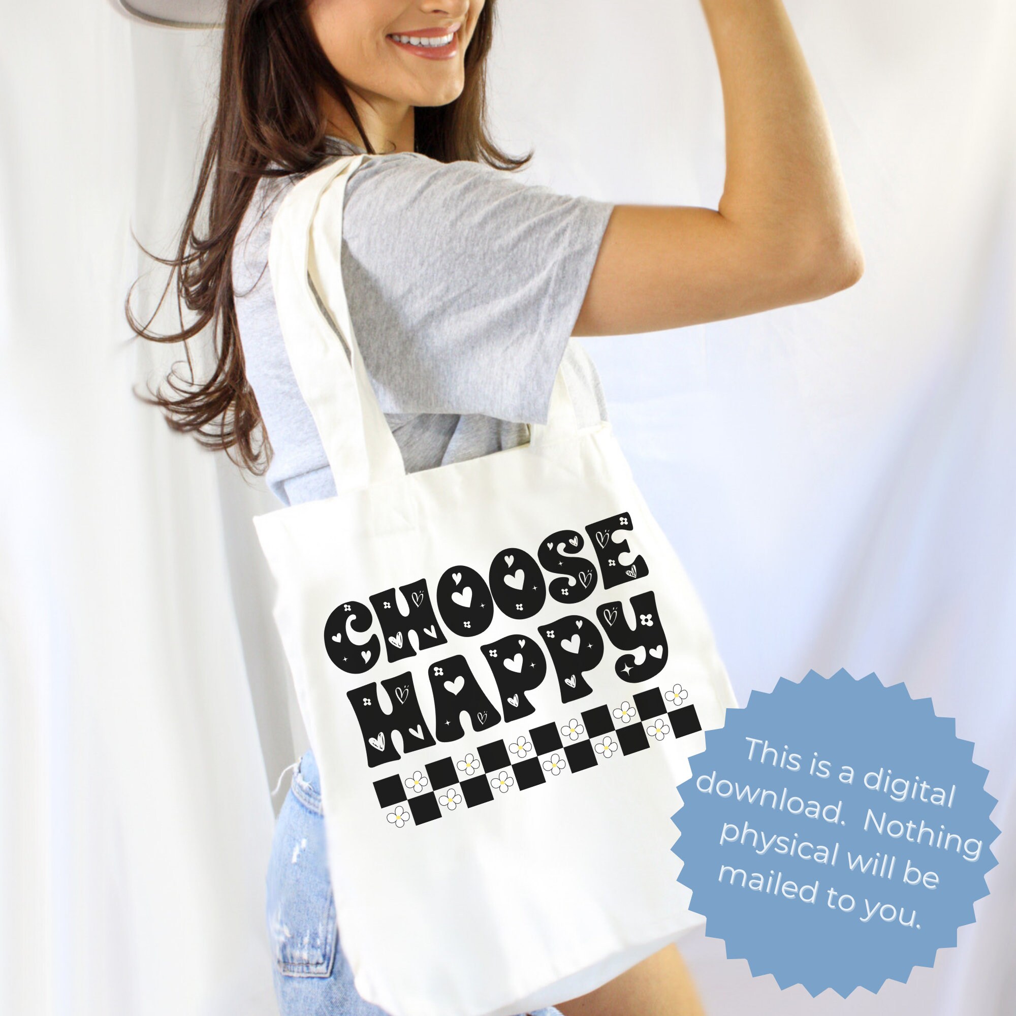 Choose Happy Svg Choose Happy Cut Files Print and Cut Files Choose ...