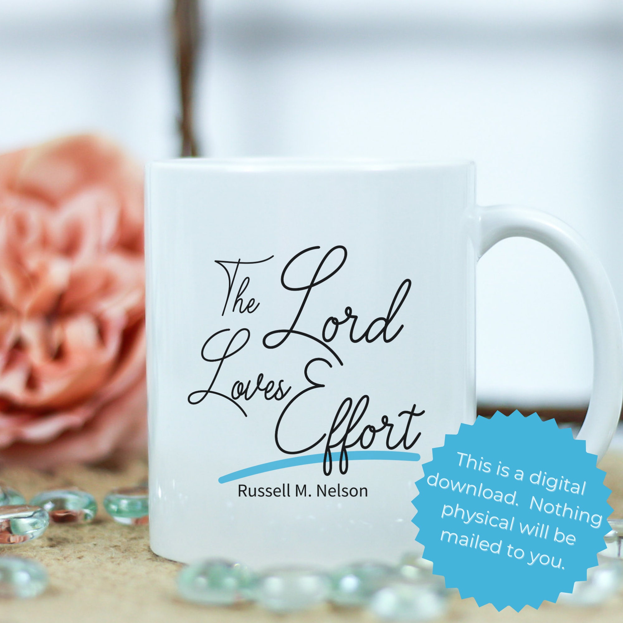 The Lord Loves Effort SVG. LDS Prophet Quote. Christian SVG. - Etsy