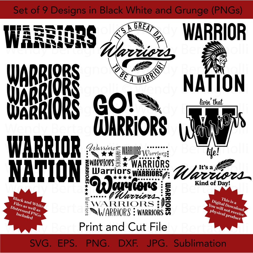 Warriors PNG Bundle, Warriors Nation SVG, Sports Mom, Sports Dad, Png ...