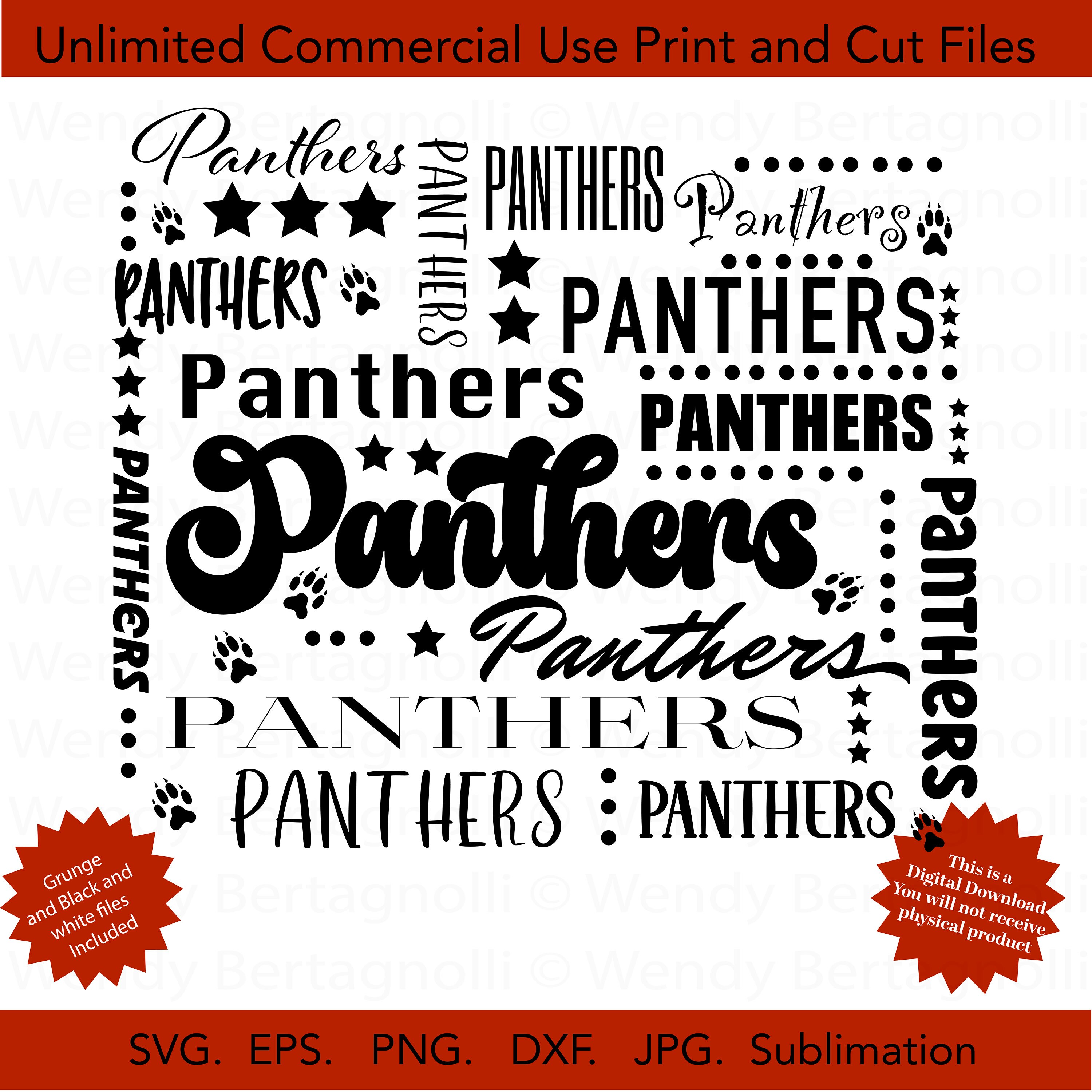 Panthers SVG, Panthers Png, Png, Svg, Digital Files, Cricut ...