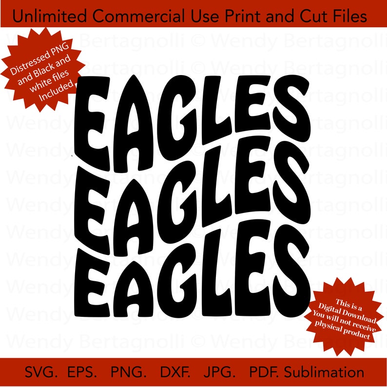 Eagles SVG, Eagles Png, Png, Svg, Digital Files, Cricut, Sublimation ...