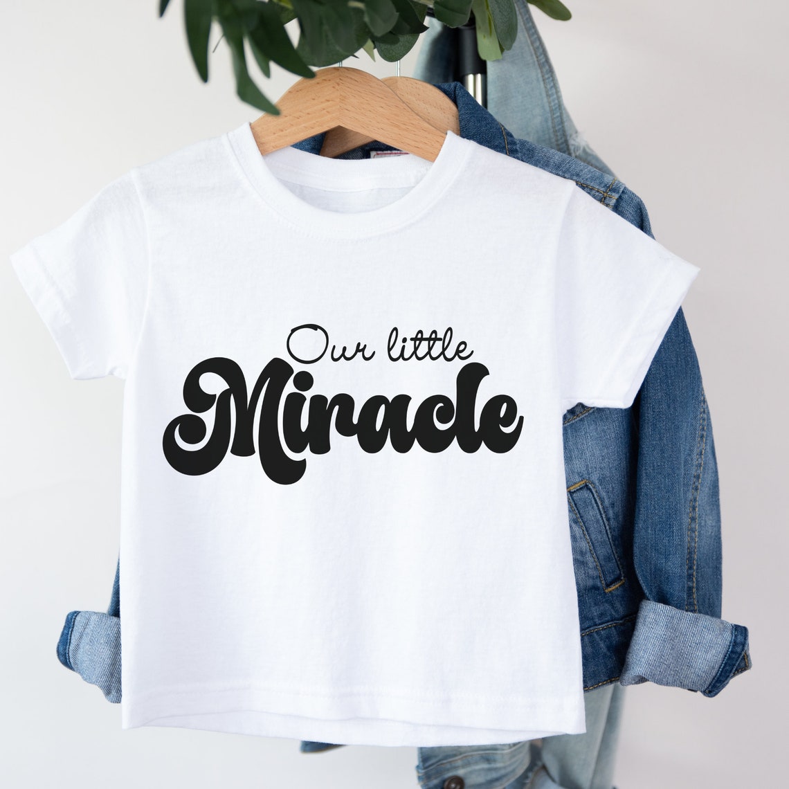 Baby Gift Svg, Our Little Miracle Svg, Retro Miracle Baby, Miracle Baby ...