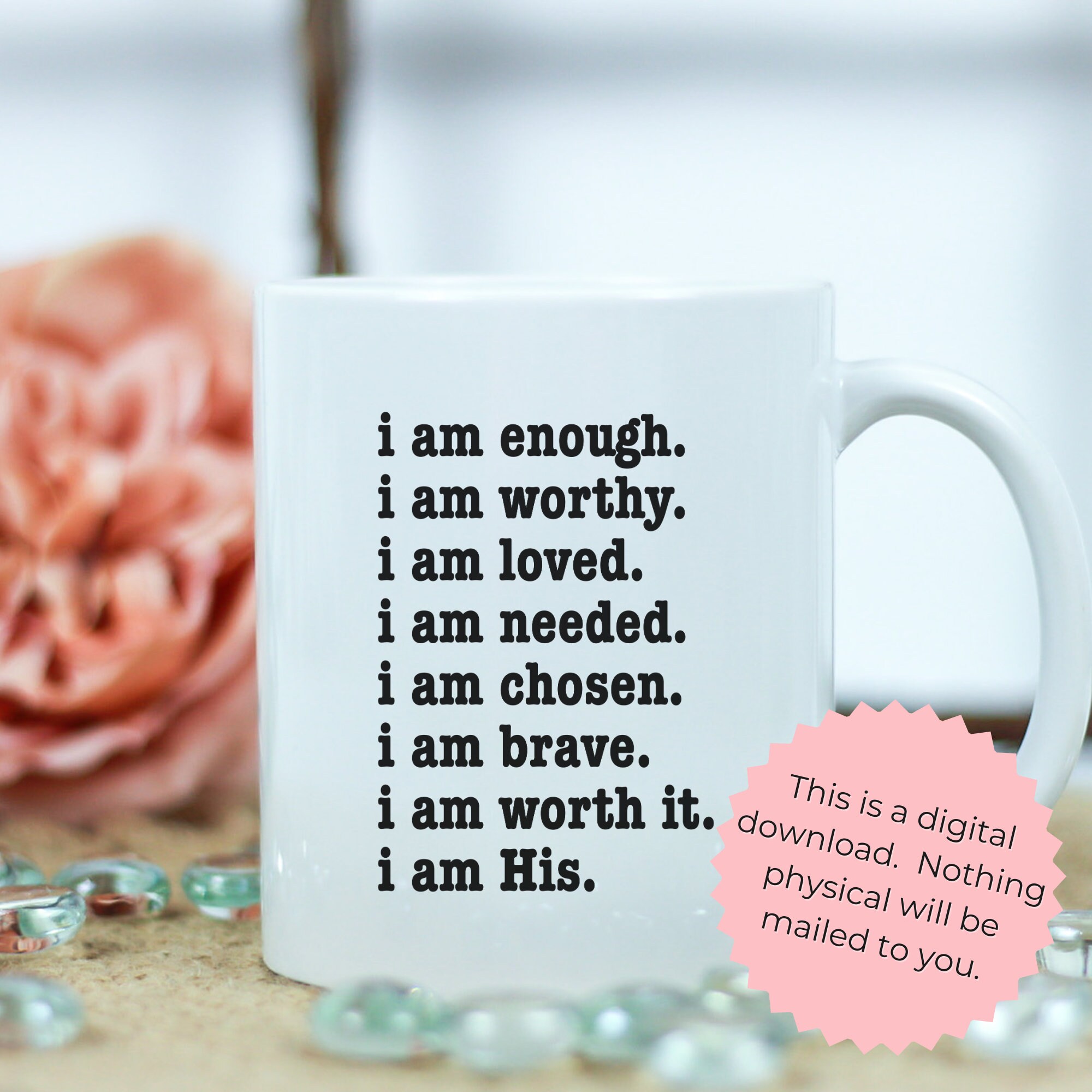Positive Affirmation Svg Cut Files, Silhouette and Cricut Svg, Self ...