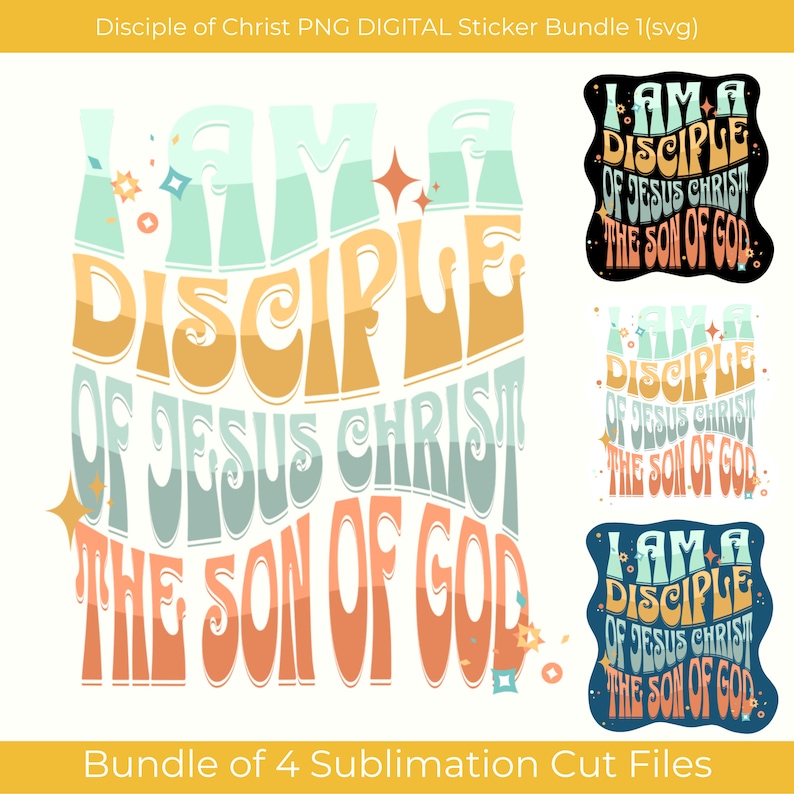 2024 YW Theme, I Am a Disciple of Christ Digital Sticker, 2024 Youth ...