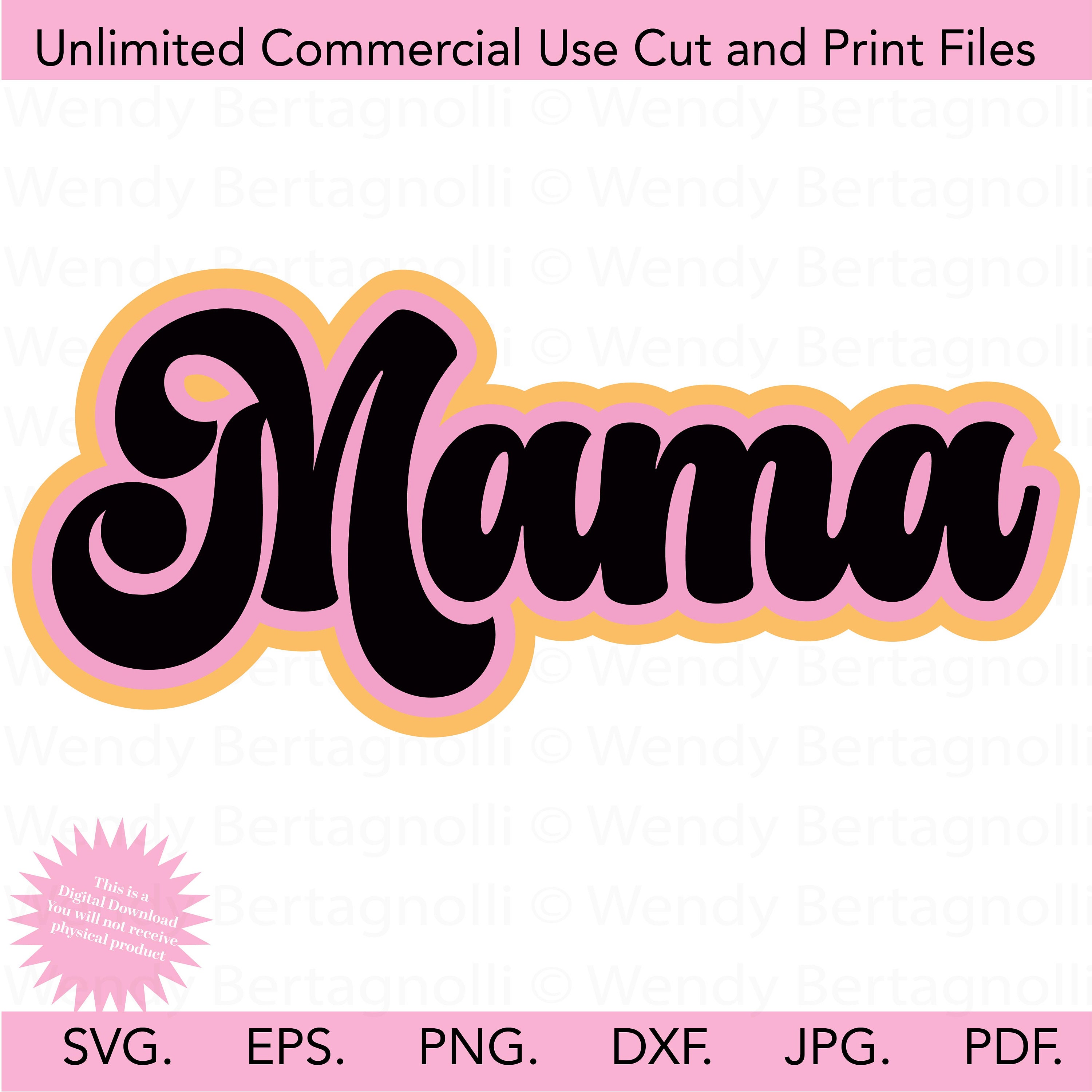 Mama Svg Geschenke Für Mama Muttertag Mutterschaft Svg Instant