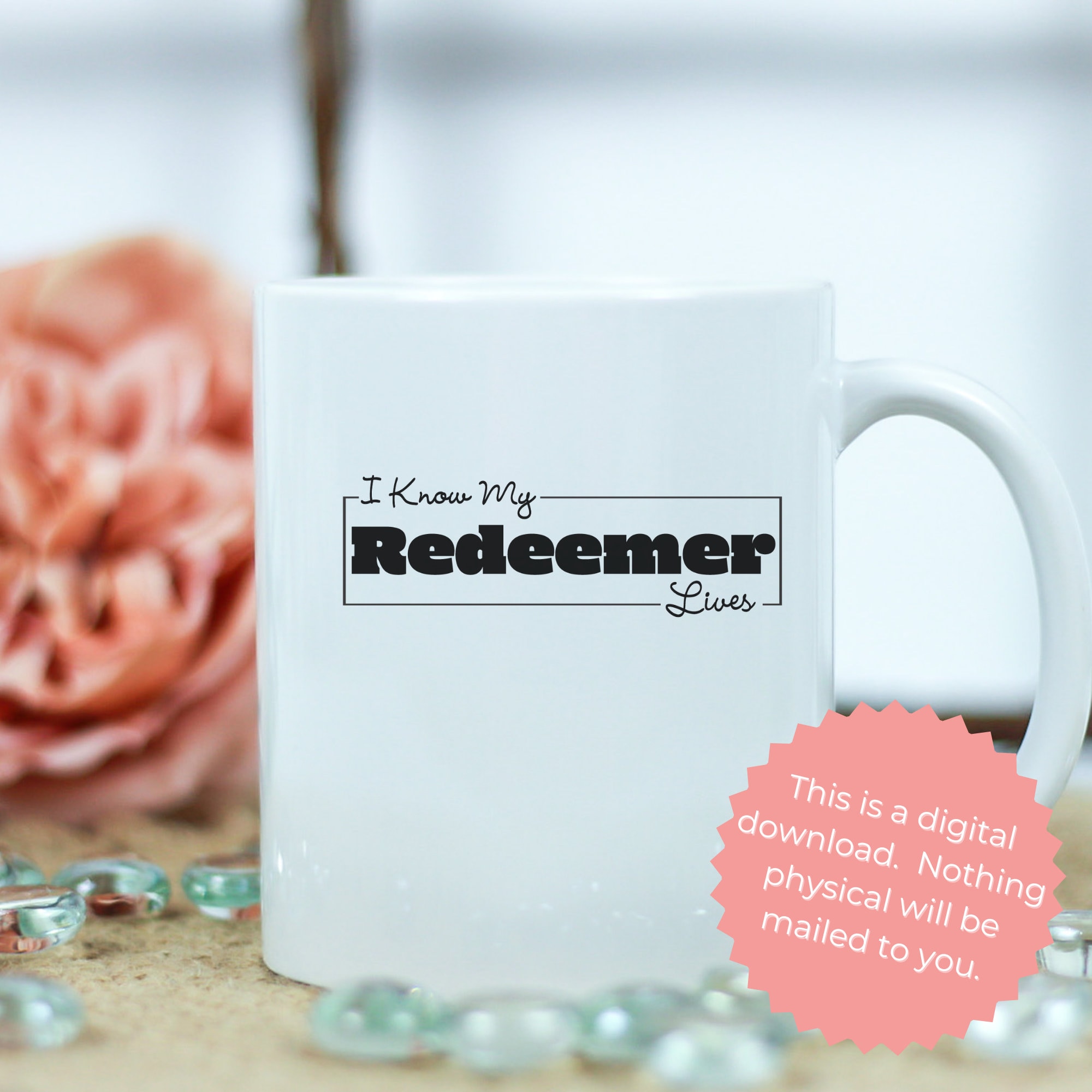 My Redeemer Lives Svg, Instant Download Svg, Silhouette, Cricut ...