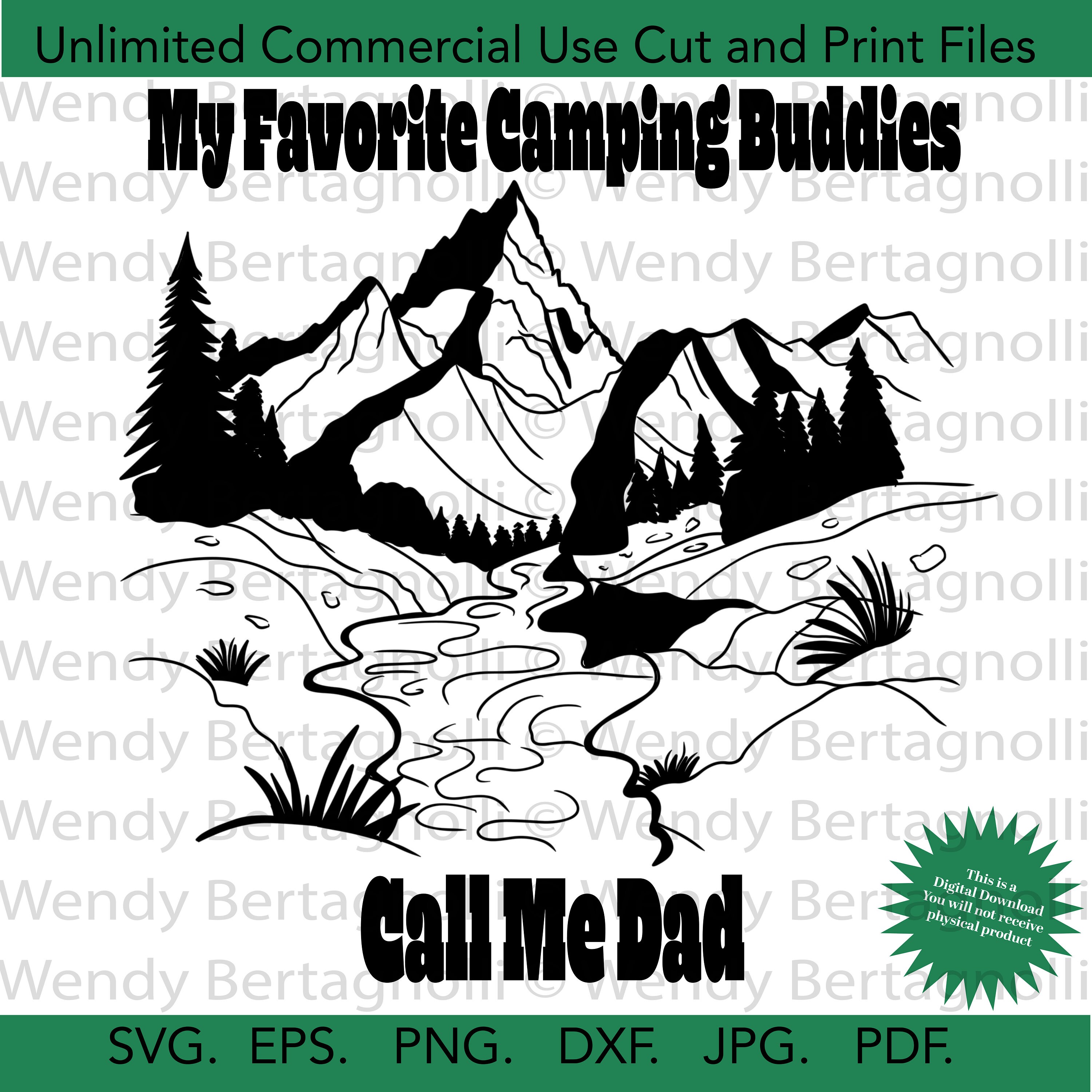 Camping Dad SVG, Father's Day Svg, Outdoors Dad's Day Gift, Dad SVG ...
