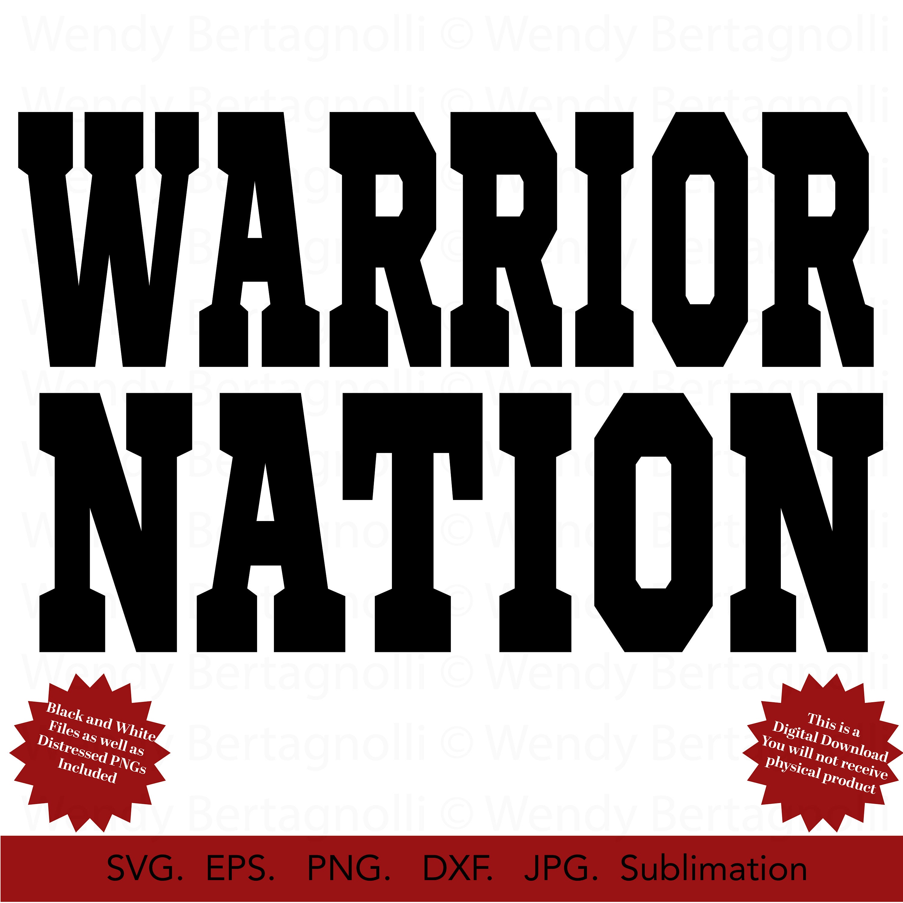 Warriors SVG Warriors Nation Svg Gift for Mom Gift for Dad - Etsy