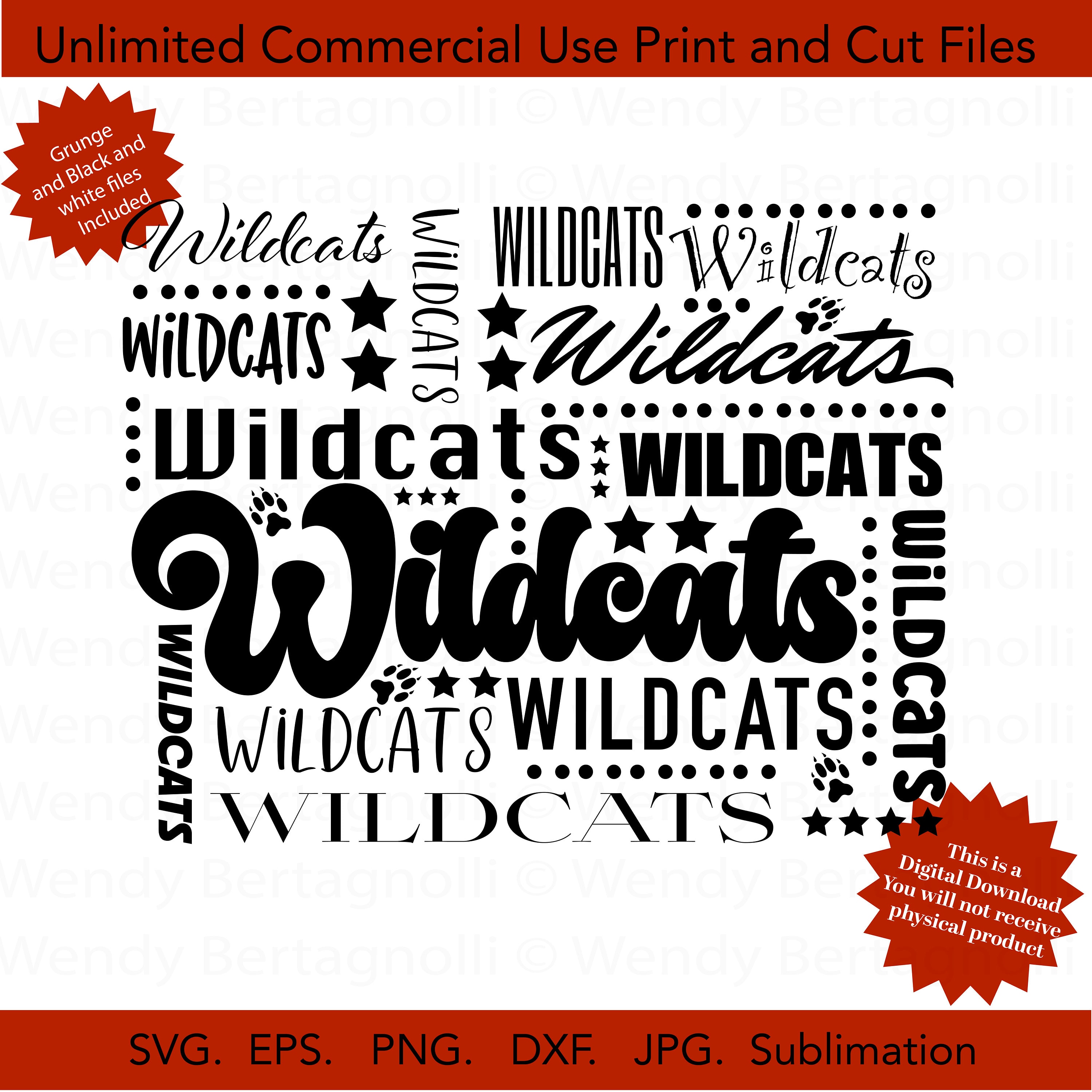 Wildcats SVG Wildcats Nation Svg Sports Mom Sports Dad - Etsy