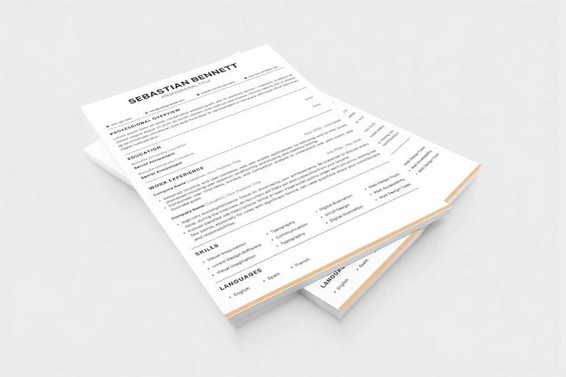 2026 ATS Friendly Resume Template | Cover Letter Include | Modern ...