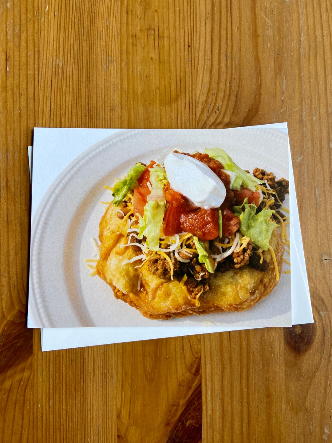 Indian Taco SINGLE Card - Etsy