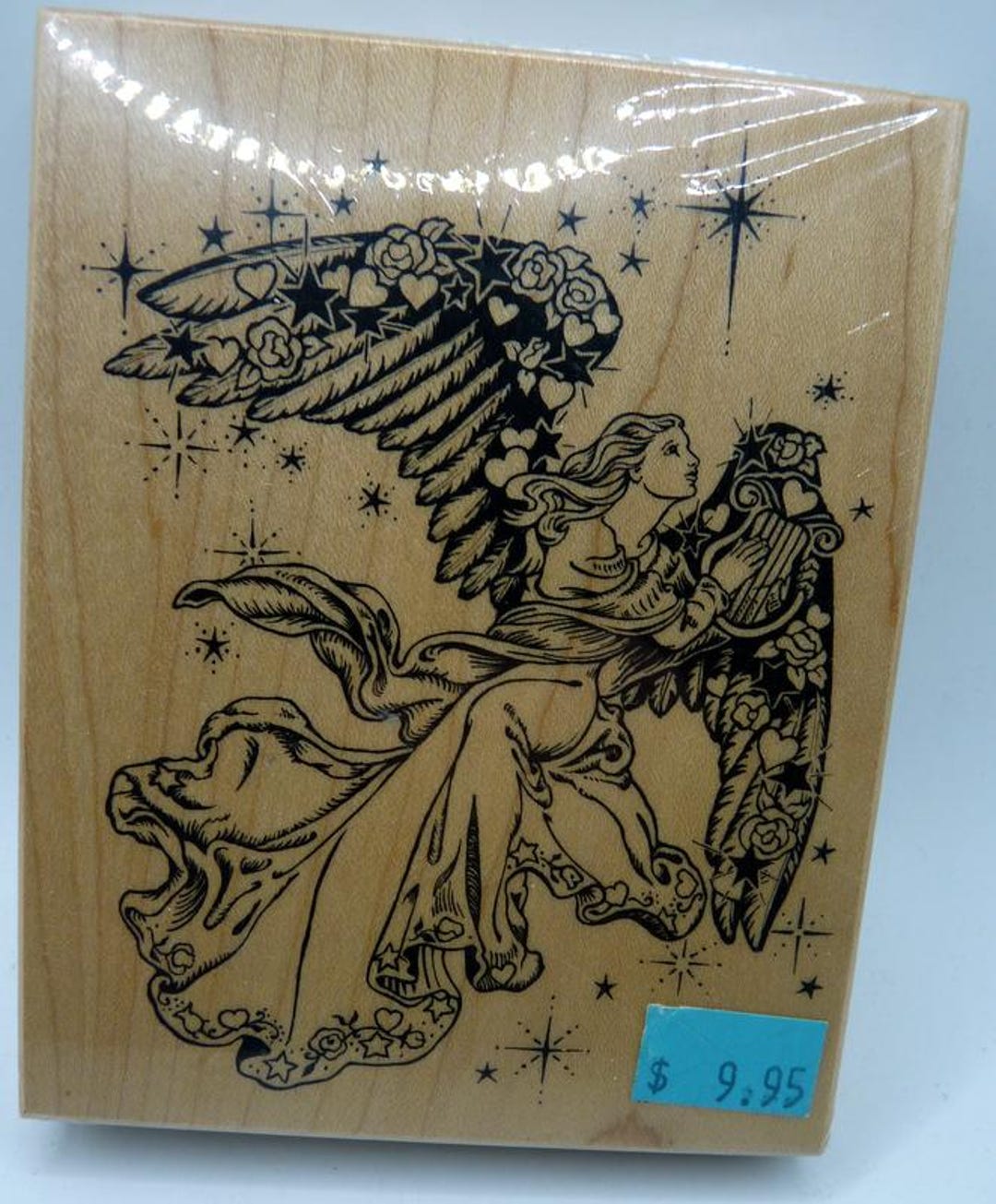 NIP PSX ANGEL Rubber Stamp 4.75"x 3.75" K-1332 - Etsy
