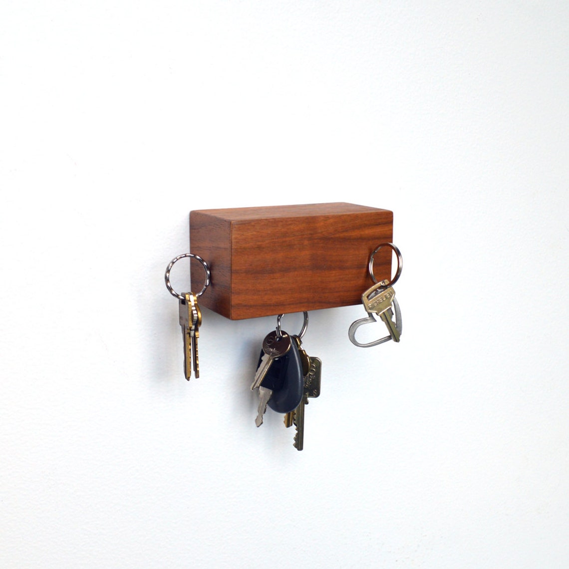 Wood Wall Magnetic Key Holder | Etsy
