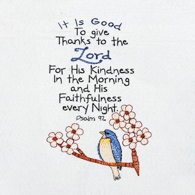 Bible Verse Embroidery Design Prayer Machine Embroidery Pattern ...