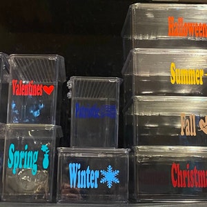 SMALL Storage Label or Decal for Holiday Storage and Pet Food decal ...